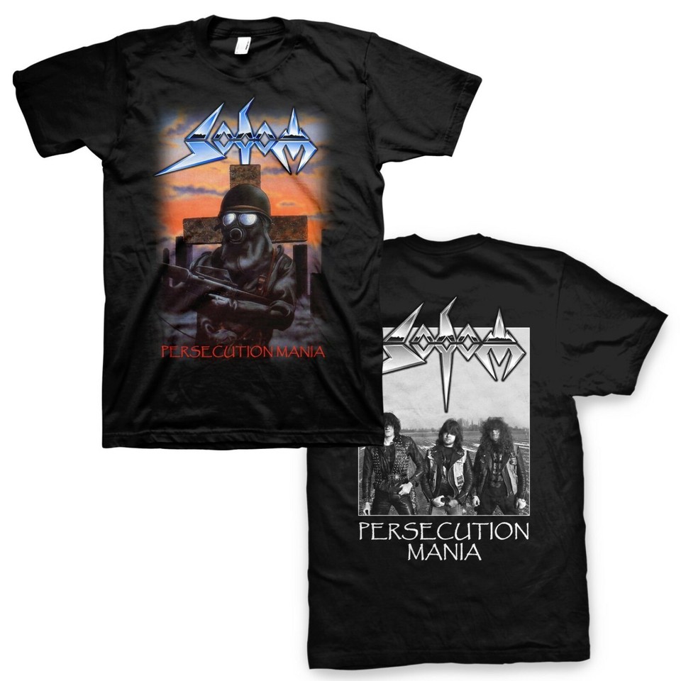 SODOM cd cvr PERSECUTION MANIA / GROUP PHOTO BACK Official SHIRT new | eBay