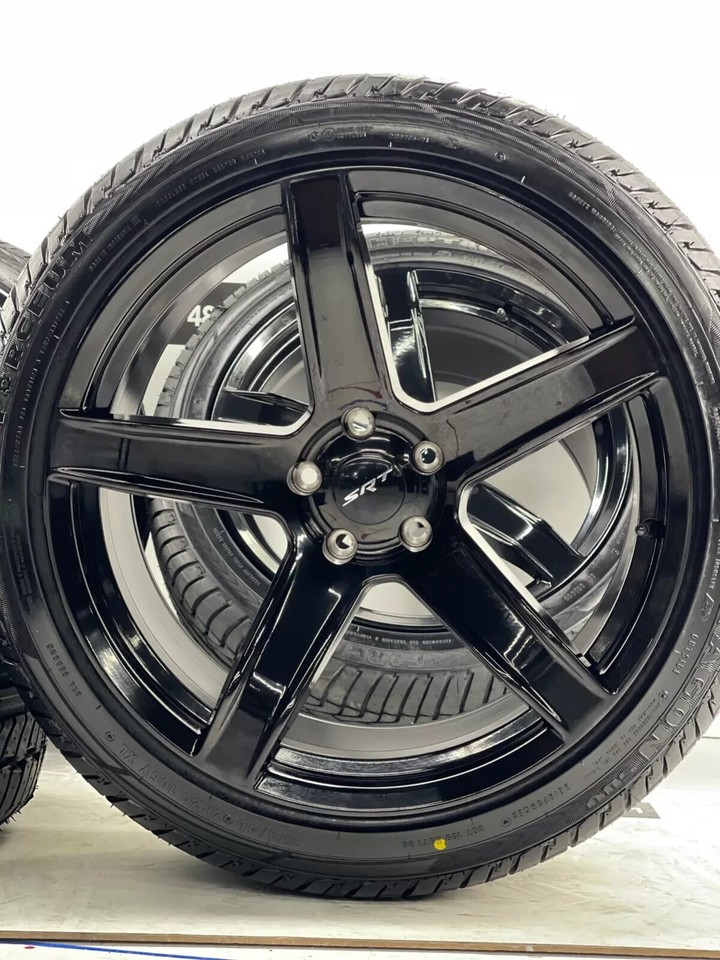 (4) 20x9.5 DODGE CHALLENGER CHARGER SRT HELLCAT WHEELS RIMS TIRES MOPAR ...