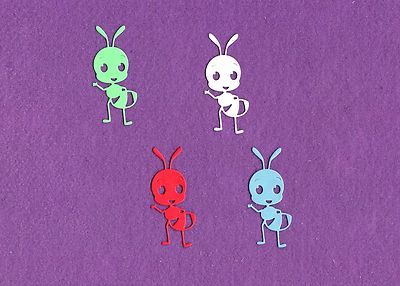 BUG # 4 insect die cuts scrapbook cards | eBay