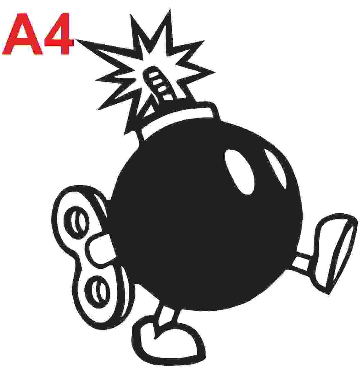 Plantilla De Bomba De Super Mario