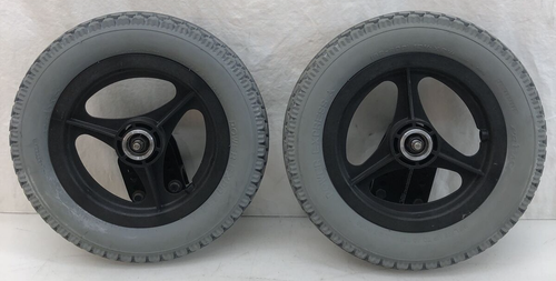 Invacare ATO Solara 2G 12.5" Rear Wheels Tires 62-203 Hublocks ...