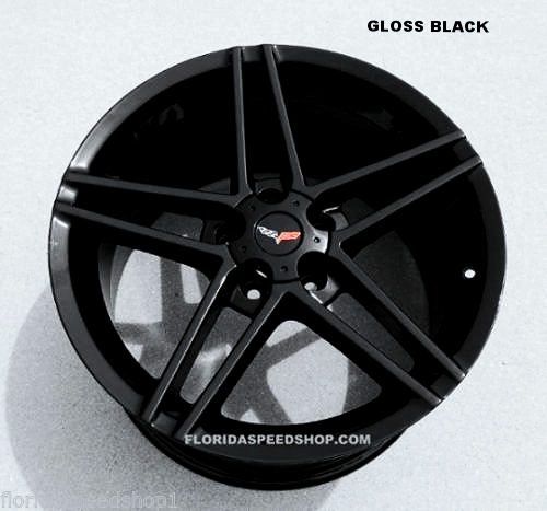 1997-2004 C5 & Z06 Corvette Black C6 Z06 Corvette wheels 17x9.5/18x10.5 ...