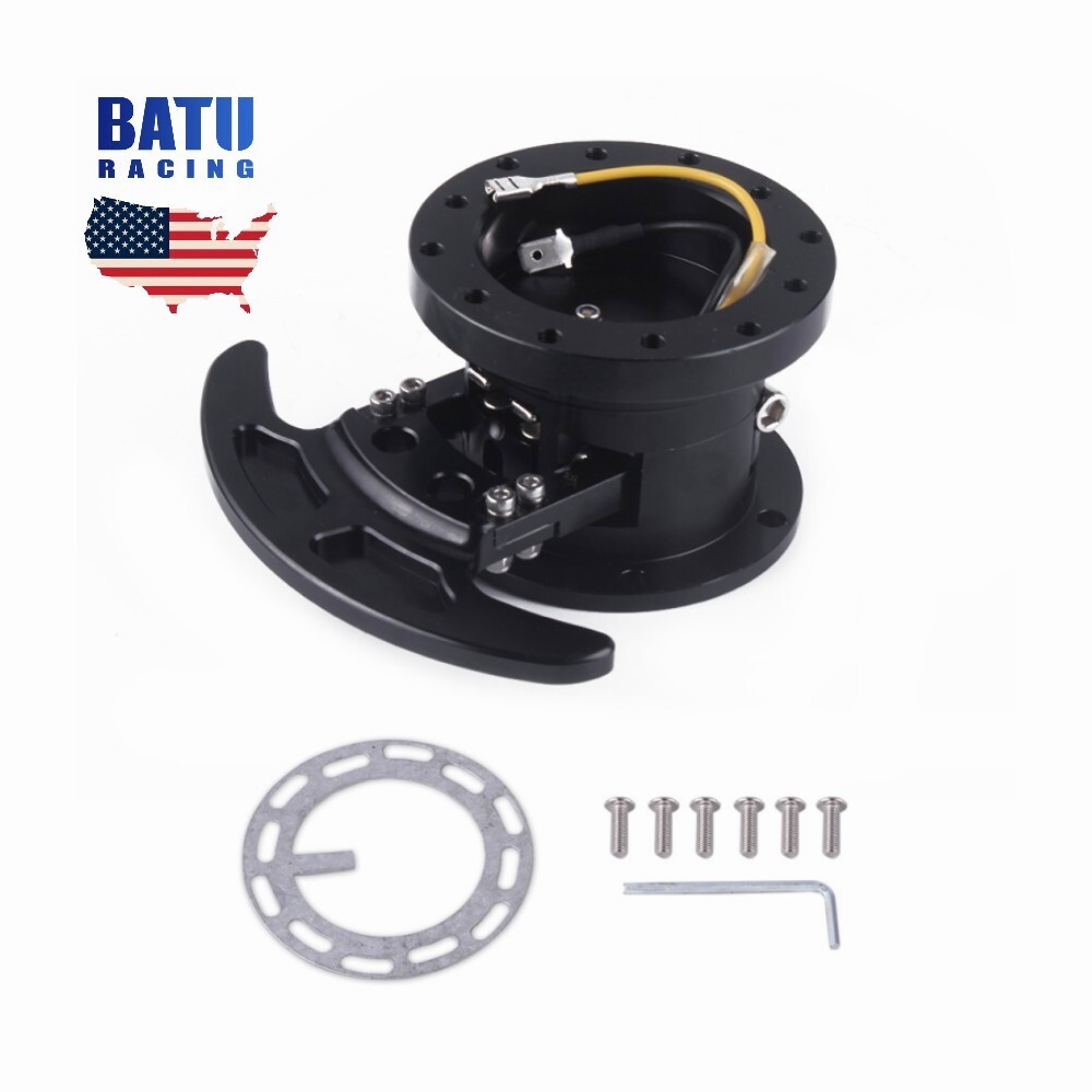 WorksBell Rapfix Flip Up ilt Racing Steering Wheel Quick Release Hub ...