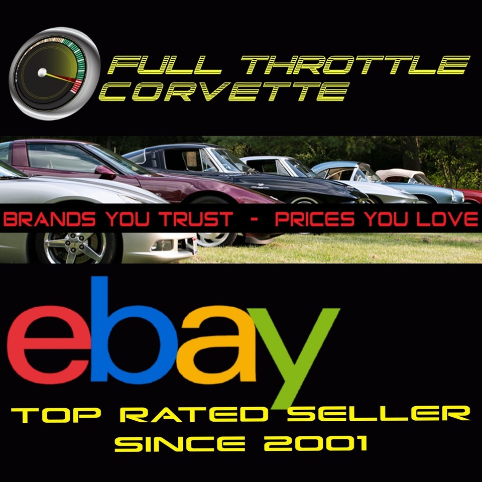 METAL 1968-1973 Corvette Rear Letter Letters Emblem Badge PREMIUM GM ...