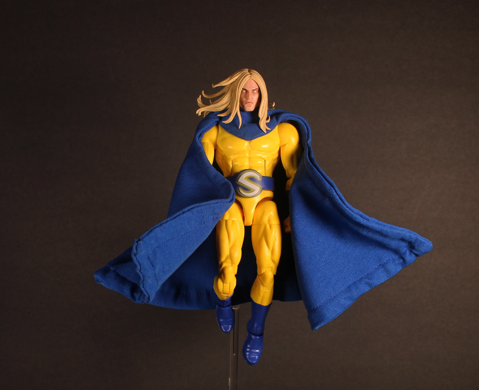 1/12 scale wired cape for Sentry Marvel Legends | eBay