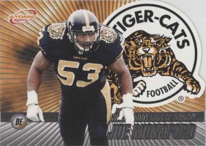 2003 Pacific Atomic CFL - Joe Montford #44 for sale online | eBay