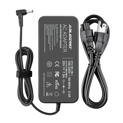 Ablegrid 150W 20V 7.5A AC Adapter Charger For ASUS TUF Gaming F15 ...