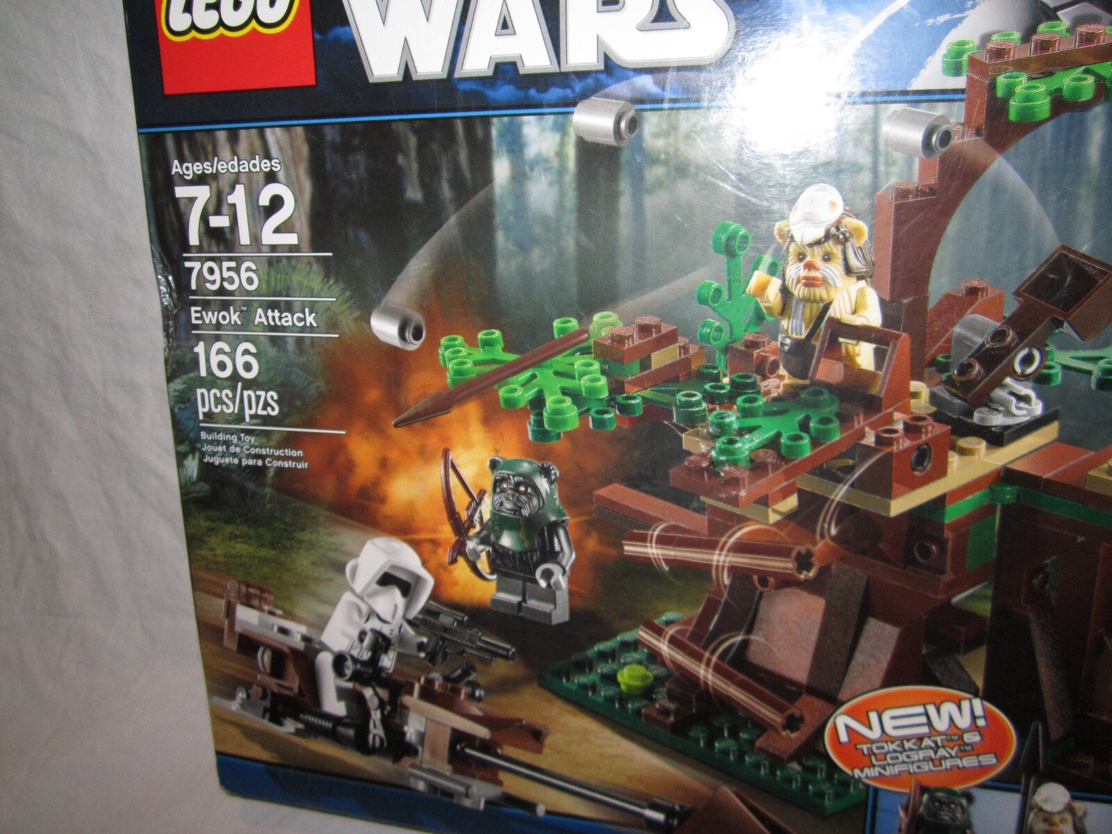 Star Wars LEGO 7956 Ewok Attack Factory Sealed NEW Set 3 minifigs ...