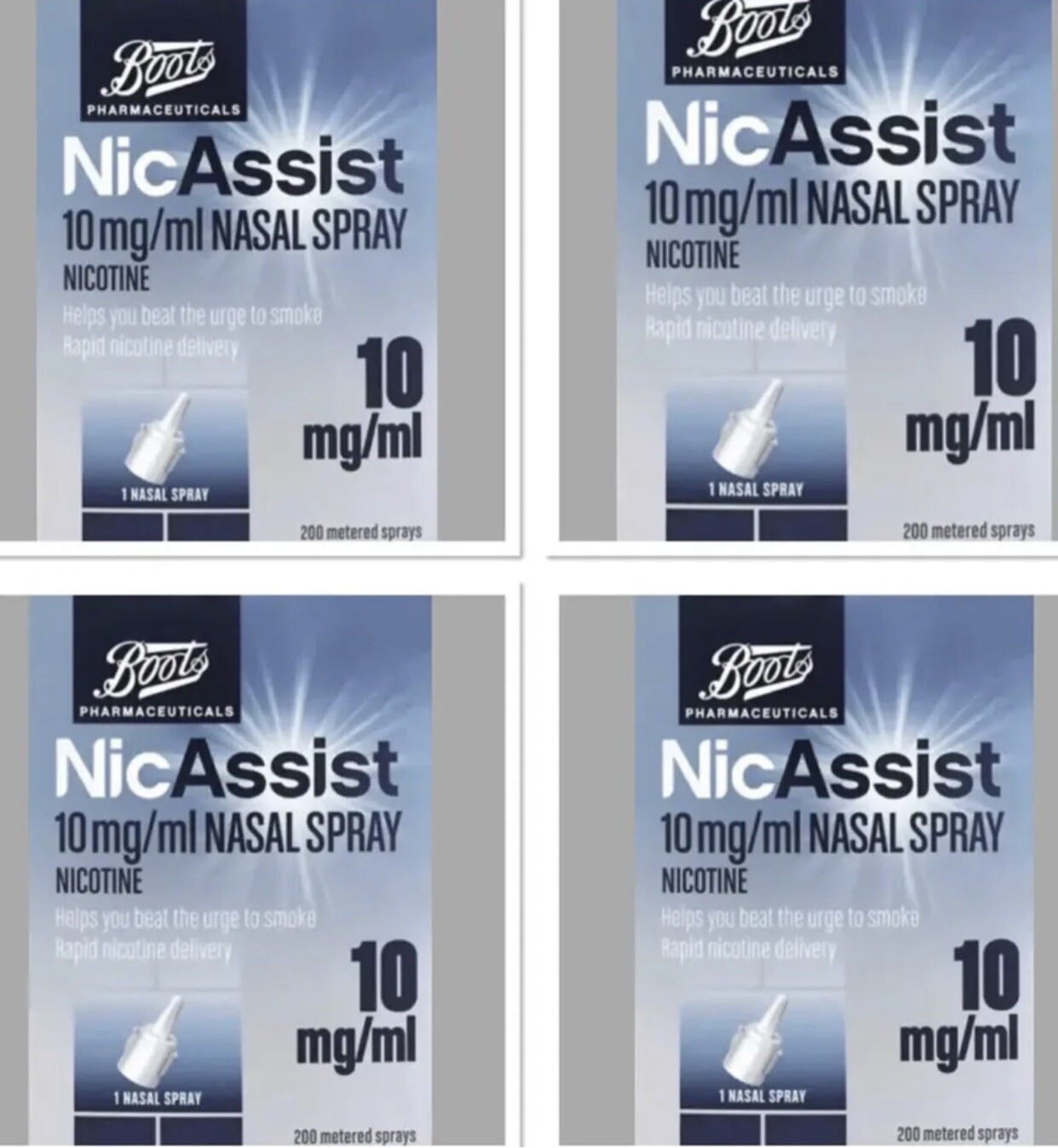 Boots NicAssist 10 mg/ml Nasal Spray (200 Metered Sprays) for sale ...