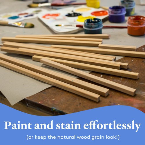 Wood Square Dowel Rods 3/16 x 48", Sticks for Crafts & Woodworking ...