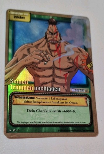 One Piece Karte HOLO JS-W10 Seinen Träumen Nachjagen | eBay.de