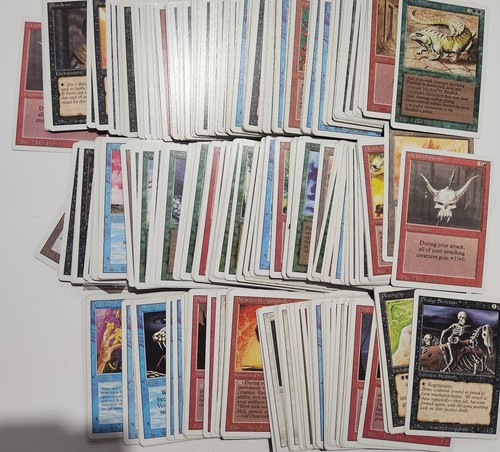 Vintage Magic the gathering Revised lot 250+ cards. White Border 3rd | eBay