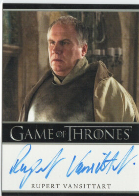 Game of Thrones Season 5 Autograph Auto Card Rupert Vansittart as Yohn ...
