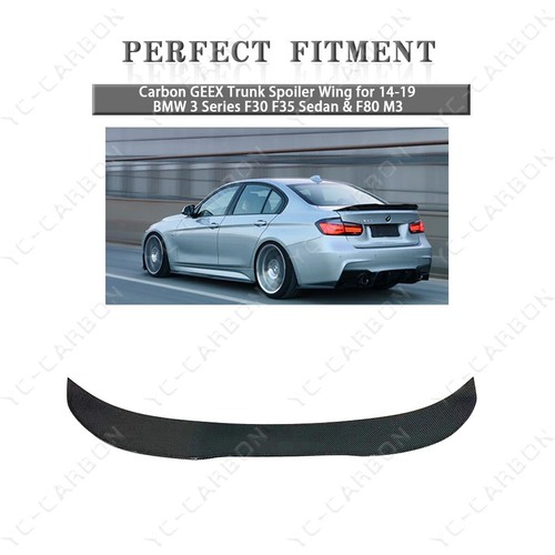 Carbon GEEX Trunk Spoiler Wing for 14-19 BMW 3 Series F30 F35 Sedan ...
