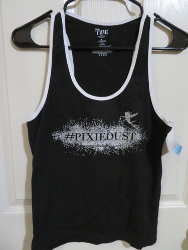 New Women's Disney Tink Racerback Tank Top # Pixie Dust Tinkerbell ...