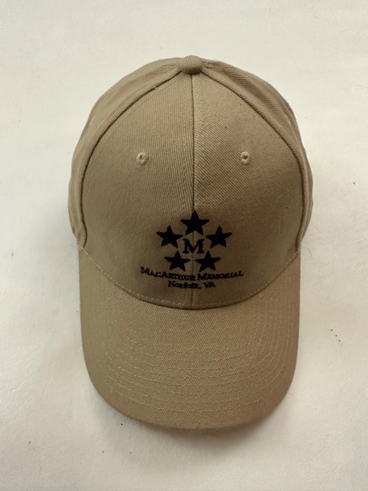MacArthur Memorial Norfolk VA Embroidered Graphic Beige Baseball Hat ...