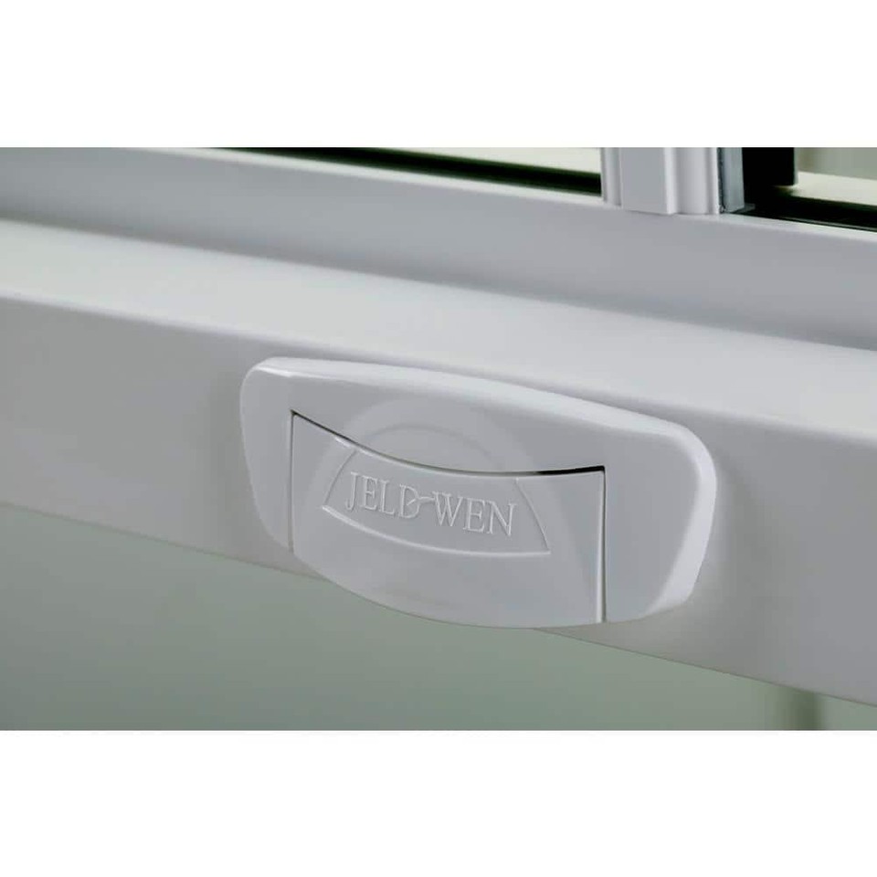 Jeld-Wen Sliding Window 23.5"Hx35.5"Wx3.25"D Insulated Glass Nail Fin ...