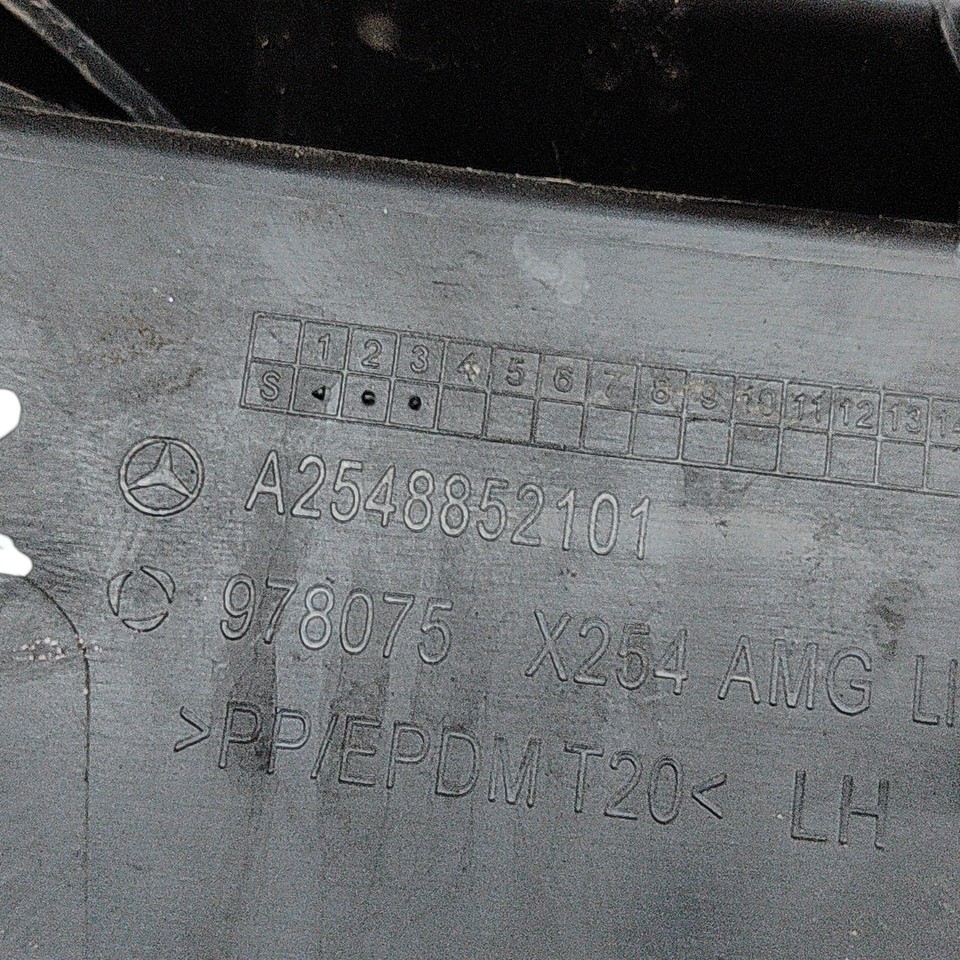 MERCEDES-BENZ GLC X254 Front Left Lower Grill A2548852101 2022 25346264 ...