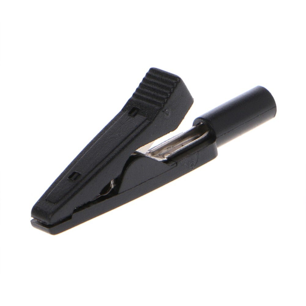 Insulated Alligator Clip 2mm Banana Female Adapter Black+Red Pack of 2 ...