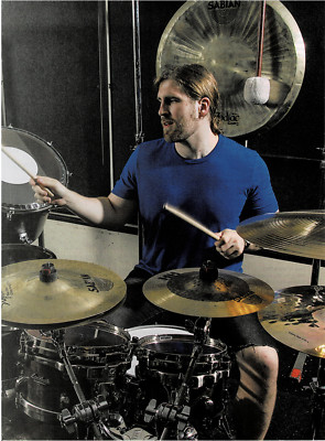 BLAKE RICHARDSON of BTBAM - DRUMMER - 2015 - Music Print Ad Photo | eBay