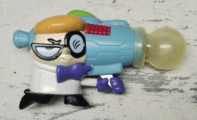 Vintage Dexter's Laboratory Sparking Death Ray Gun Figure Toy Cartoon ...