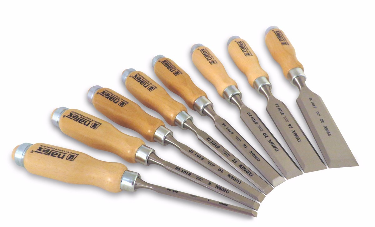 Narex Chisels New Narex (Made In Czech Republic) 8 Pc 6, 8, 10, 12,