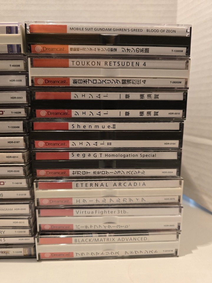 60 Game Bundle Sega Dreamcast Lot Imports + Code Breaker To Play On US ...