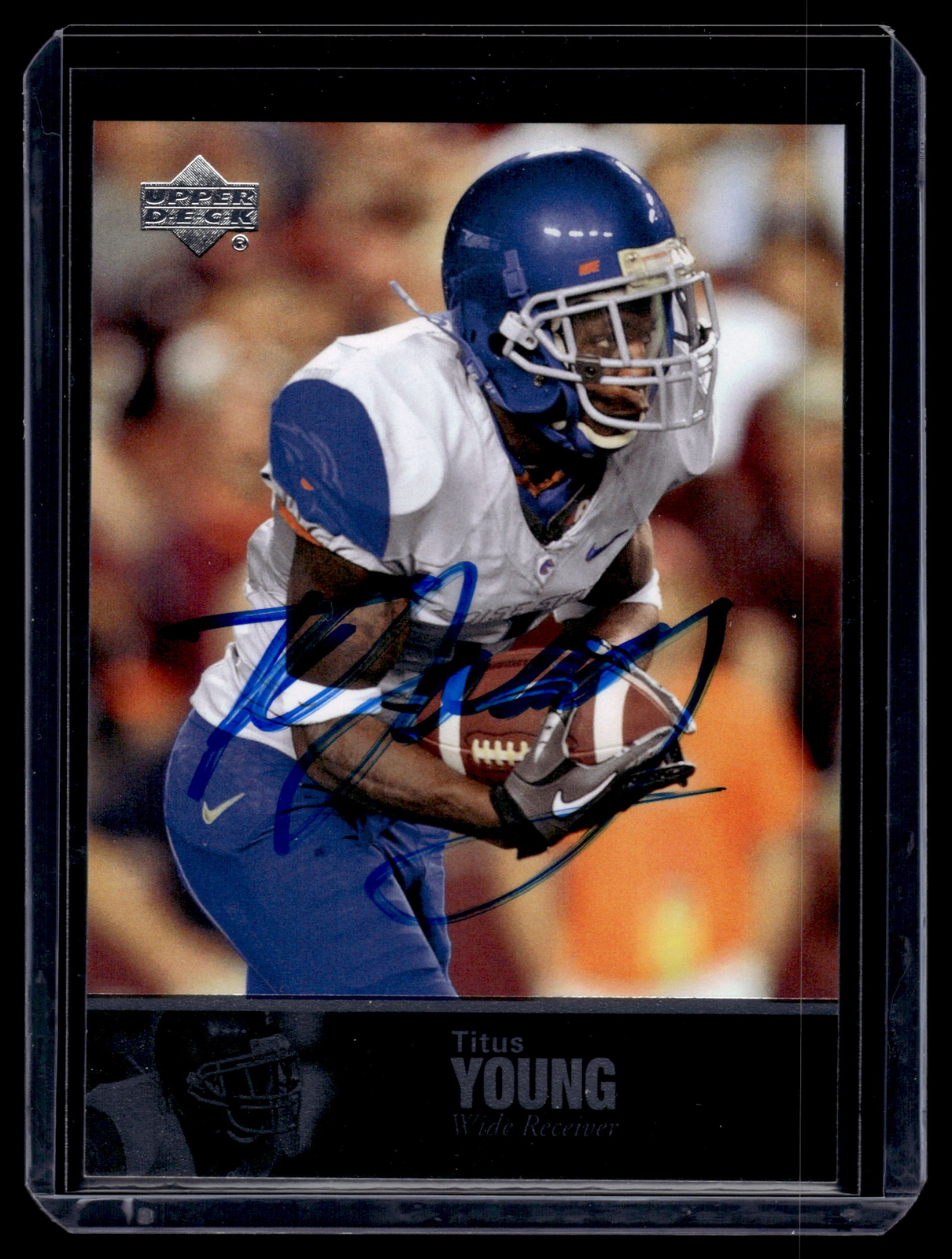 Titus Young 2011 Upper Deck College Football Legends Autograph Card #93 ...