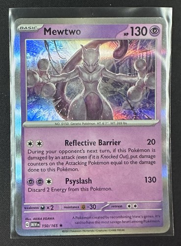 Mewtwo 150/165 Scarlet & Violet 151 Holo Pokemon Card | eBay
