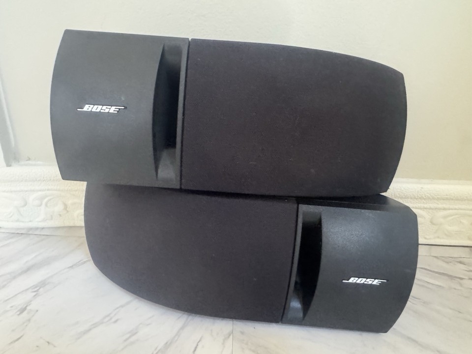 Bose 161 Right & Left System Surround Sound Bookshelf Speakers Black ...