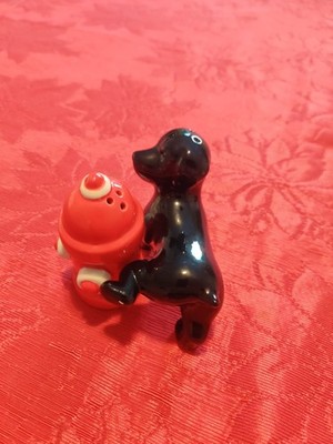 Pier 1 Dog And Fire Hydrant Salt & Pepper Shakers Black And Red -*Free ...