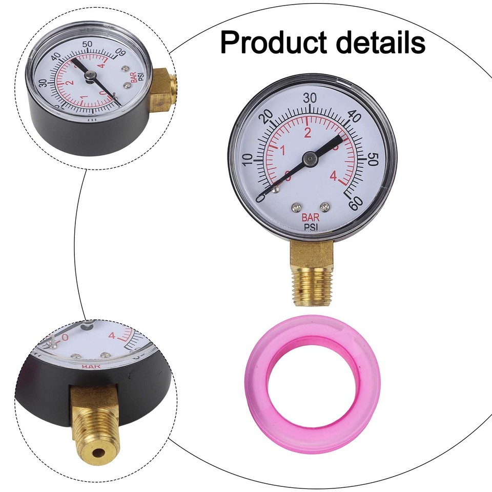 Pressure Table Pressure Gauge Water Pressure Gauge 1 Pc ECX270861 Parts ...