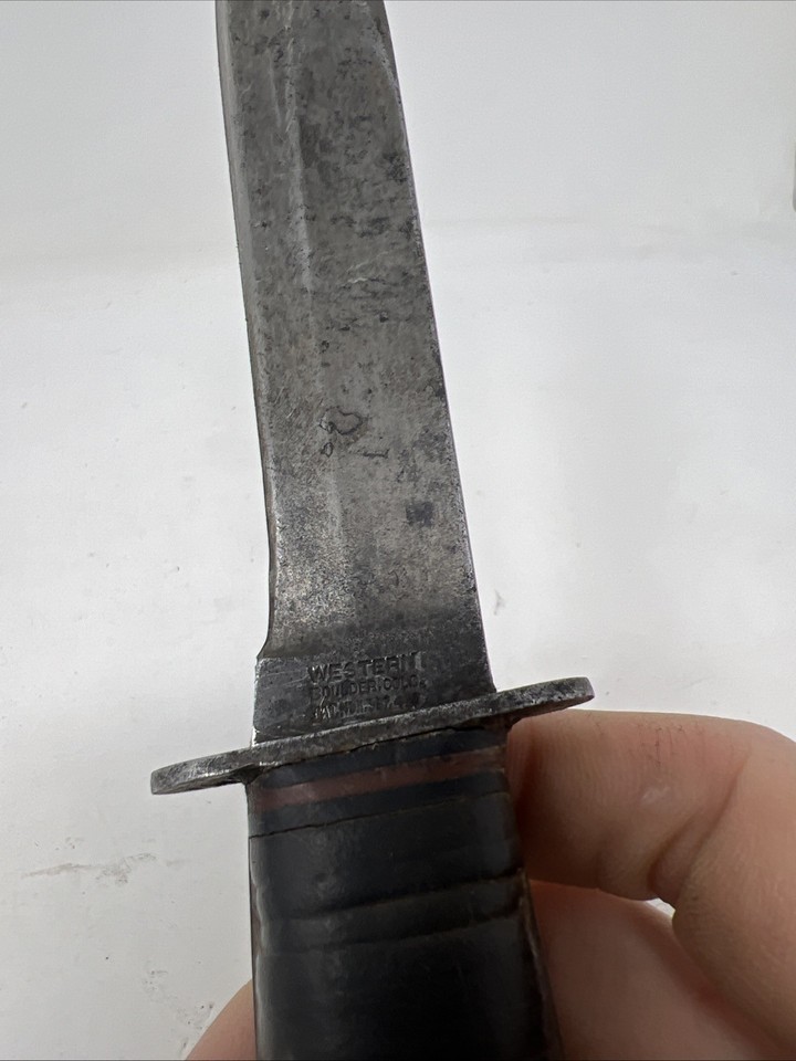 Early! Vintage Western Boulder Colorado Fixed Blade Pat No. 1967479 ...