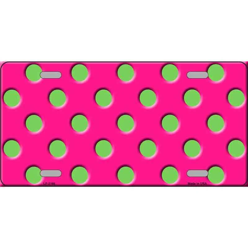 Lime Green Polka Dot Border