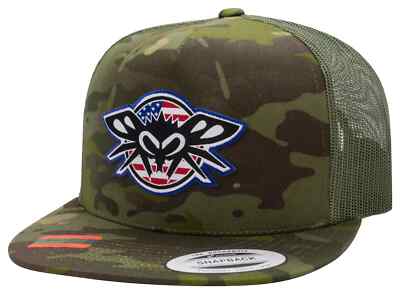NEW Black Flys FREEDOM PHANTOM PATCH TRUCKER SNAPBACK HAT MULTI CAM TROPICAL | eBay