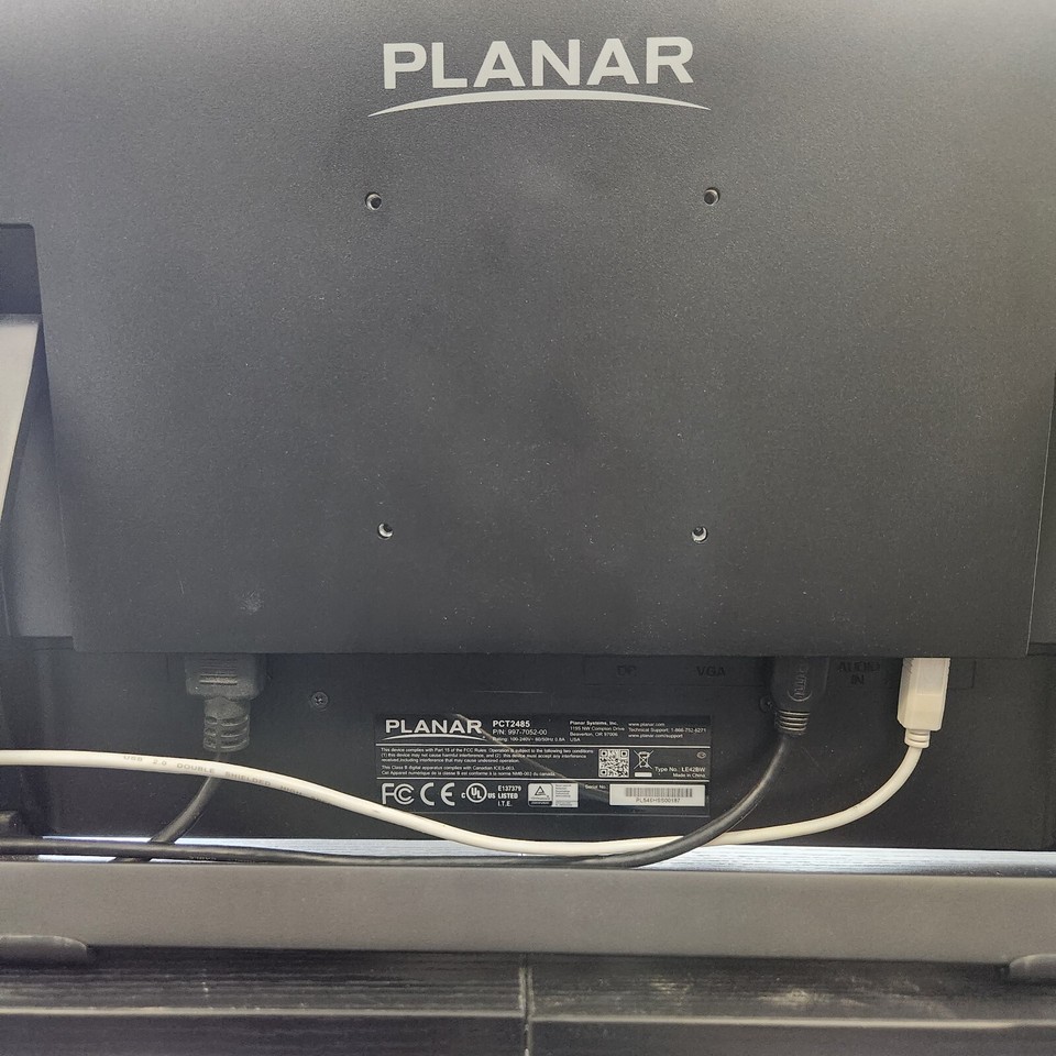 *Used* Planar Helium PCT2485 24" Monitor Touch Screen Good Condtion ...