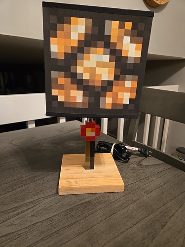 Minecraft Glowstone 14 Inch Corded Desk LED Night Light - Decorative ...
