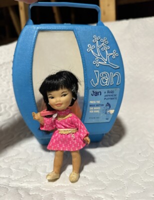 1960's Jan Doll in Blue Carrying Case | eBay