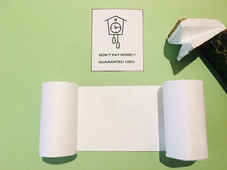 Cuckoo Clock Recovery Paper Bellow Roll 3”X 36”w/ Instruction -100% ...