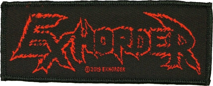 Exhorder - Logo - 4" x 1.5" Printed Woven Patch | eBay