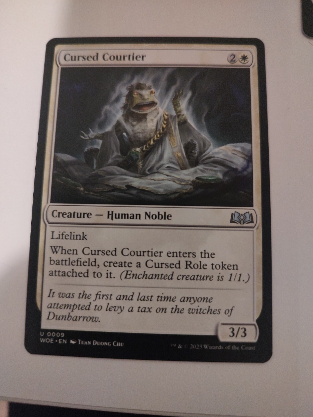 MTG+Cursed+Courtier+Wilds+of+Eldraine+0009+Regular+Uncommon for sale ...