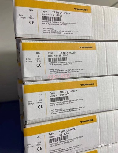 1PCS NEW TURCK TBEN-L1-16DIP 6814005 bus module Fast Shipping via DHL ...