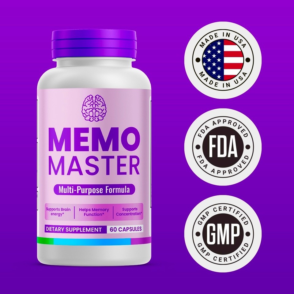 Memo Master Capsules, MemoMaster Honey Trick for brain health 60 ...