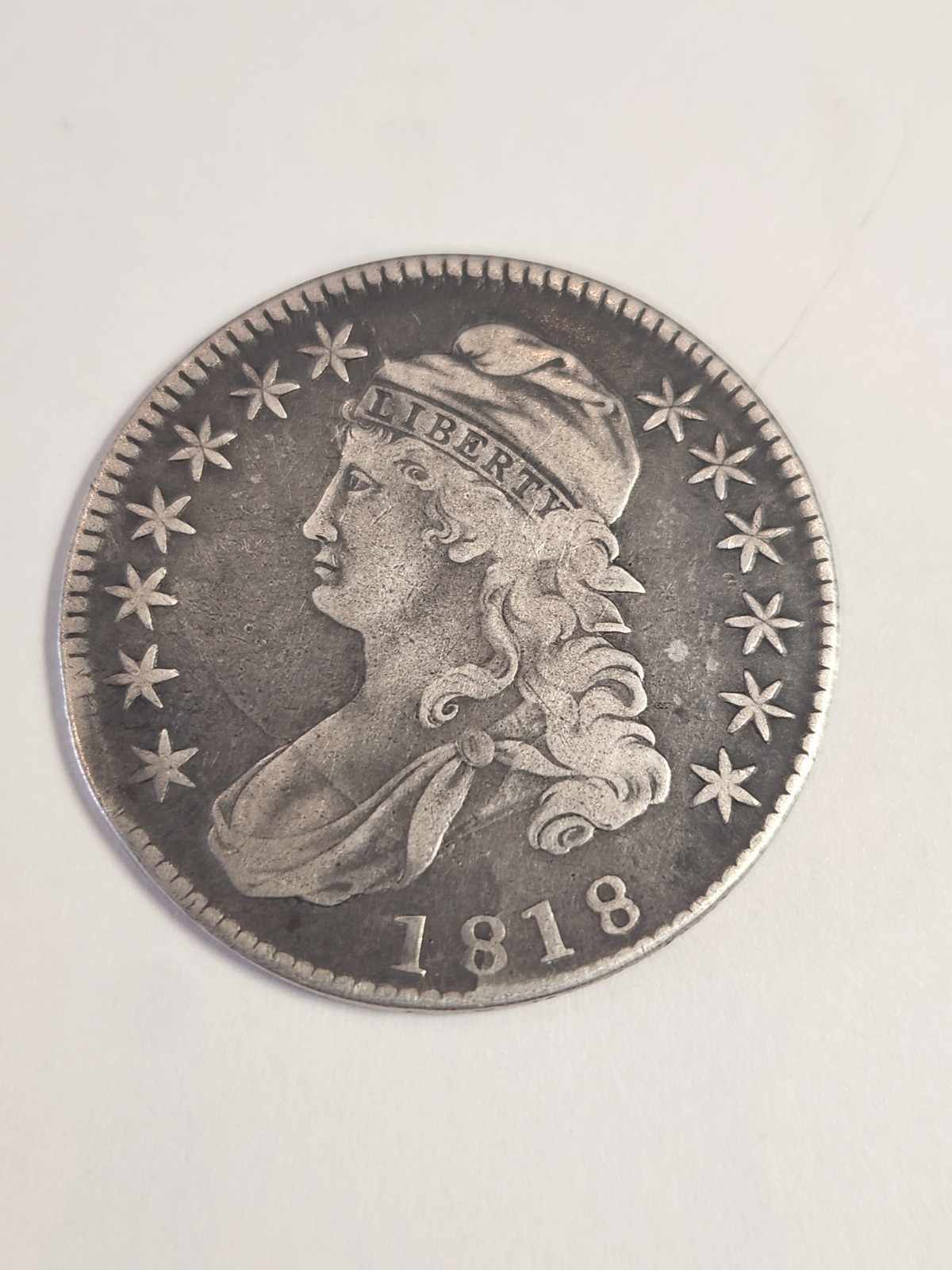 1818 Capped Bust Half High Grade Scarce Key Date Rare | eBay
