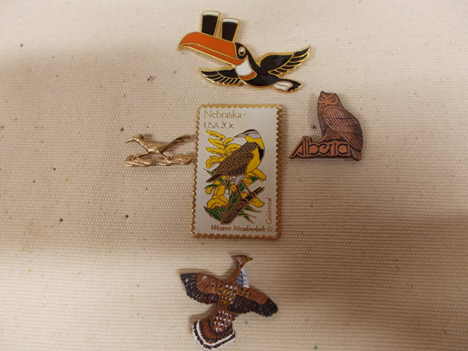BIRDS Lapel pins & Hat Pins or Tie Tacs # 10 | eBay