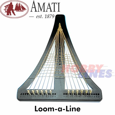 LOOM-A-LINE Model Ship Sail Rigging Jig makes easier correct tension ...