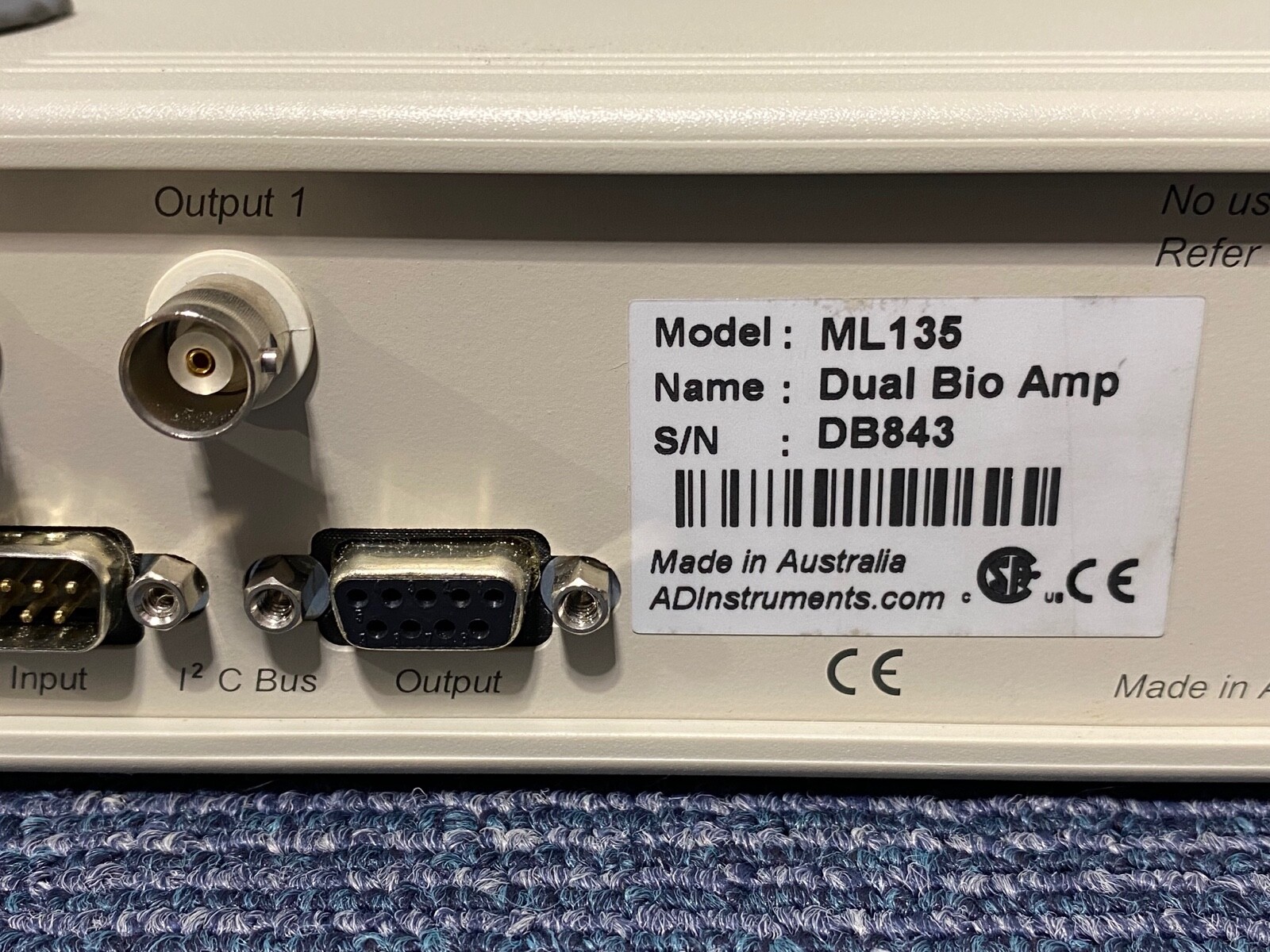ADInstruments ML135 Dual Bio Amp AD Instruments for sale online | eBay