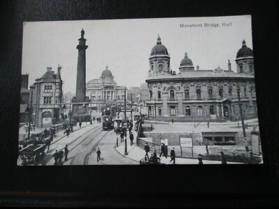 Postcard of Monument Bridge, Hull (1919 unposted) | eBay