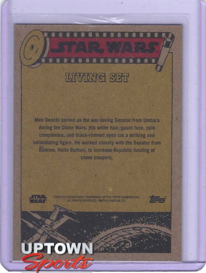 Topps NOW STAR WARS Living Set Card 271 - MEE DEECHI | eBay