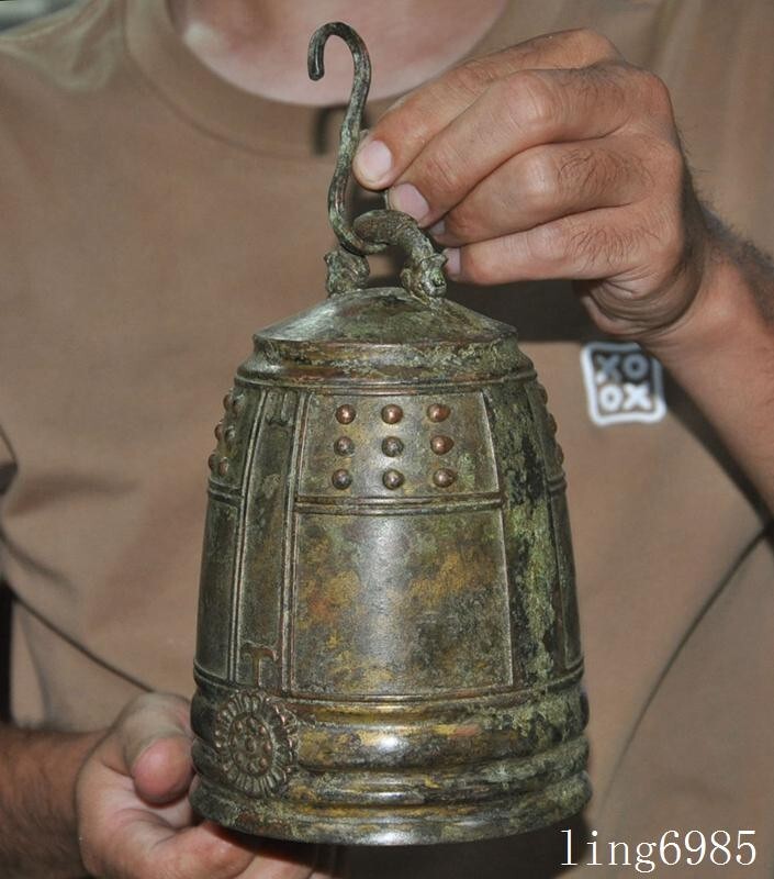 China Chinese ancient Buddhism temple bronze Bell Chung chimes clock | eBay